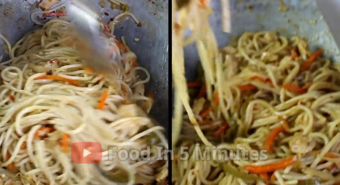 Restaurant Style Chicken Chow mein Recipe - Chicken Noodles Recipe ...